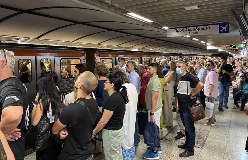 Αθήνα: Εκτός λειτουργίας η γραμμή 3 του Μετρό